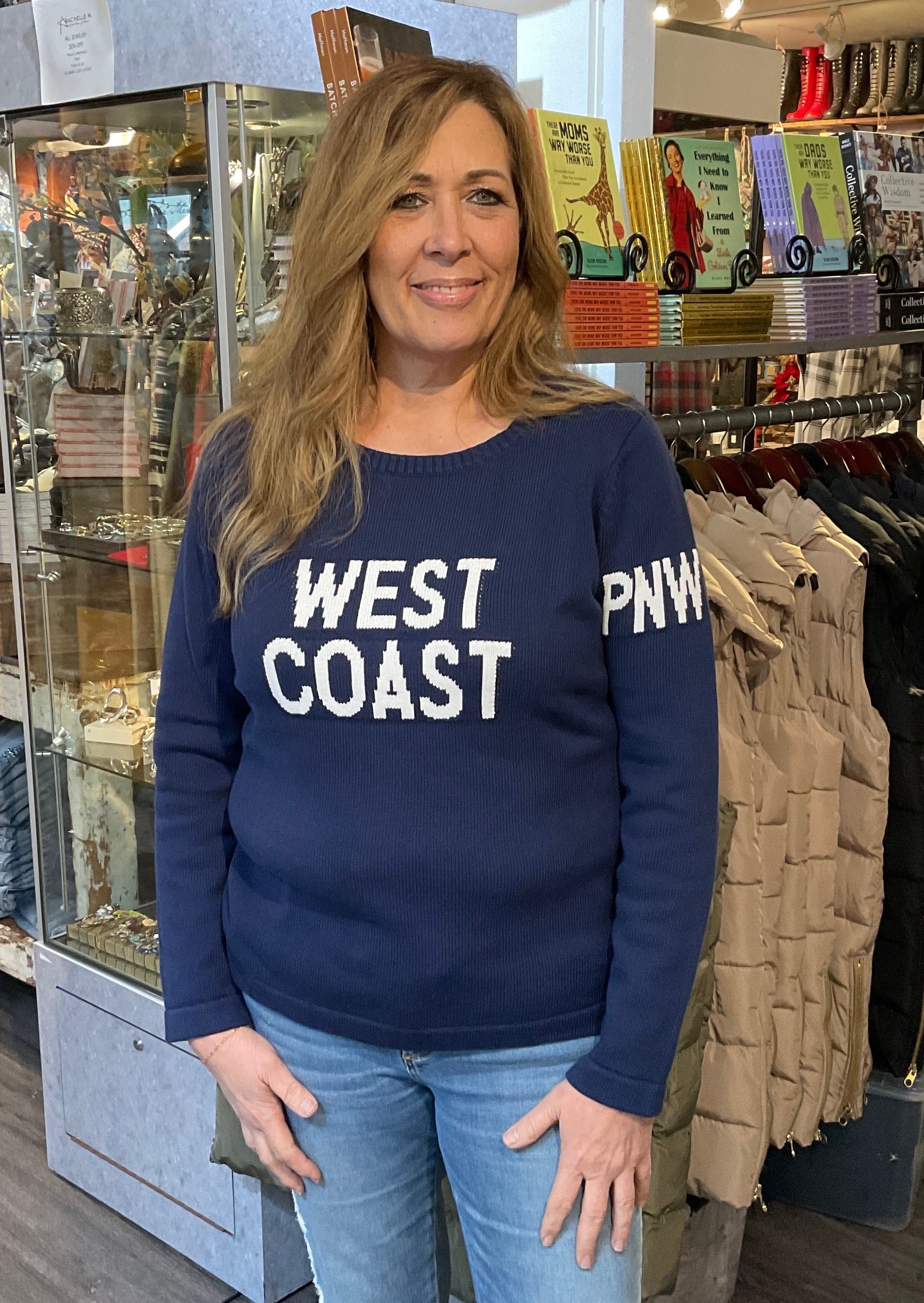 PNW West Coast Women's Sweater – Rachelle M. Rustic House Of Fashion
