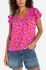 Short Slv Flutter V Neck Woven Top – Rachelle M. Rustic House Of Fashion