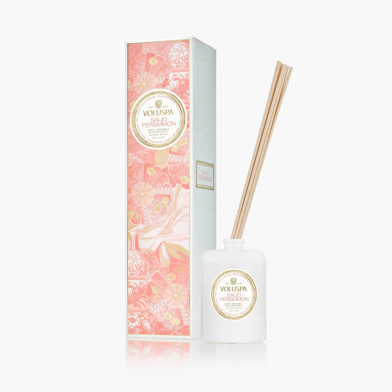 Saijo Persimmon Reed Diffuser – Rachelle M. Rustic House Of Fashion