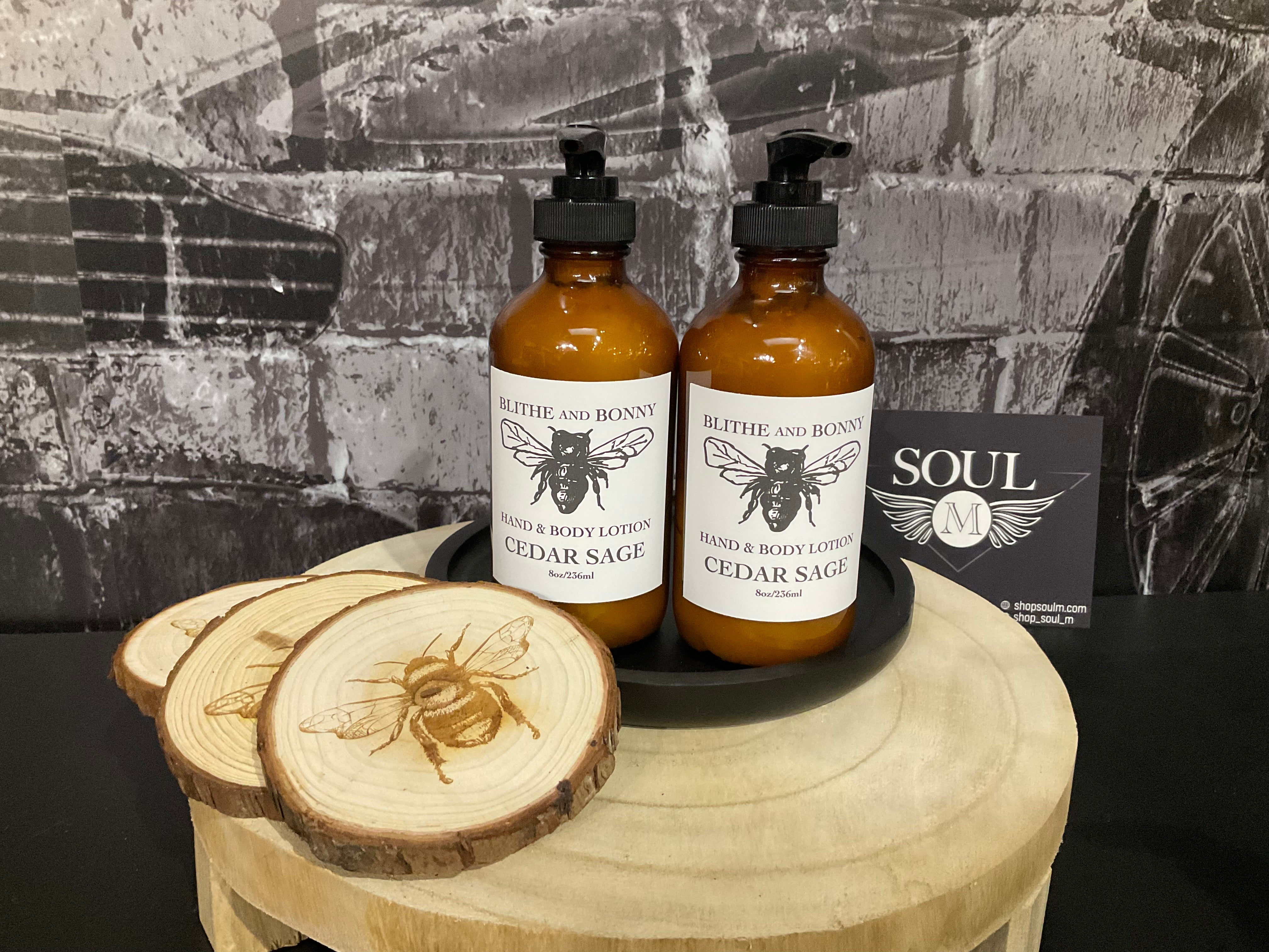 Blithe and Bonny Hand & Body Lotion - Cedar Sage – Rachelle M. Rustic ...